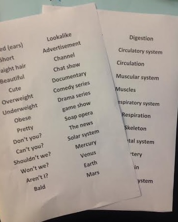 12 ideas for reviewing vocabulary – ELT Planning