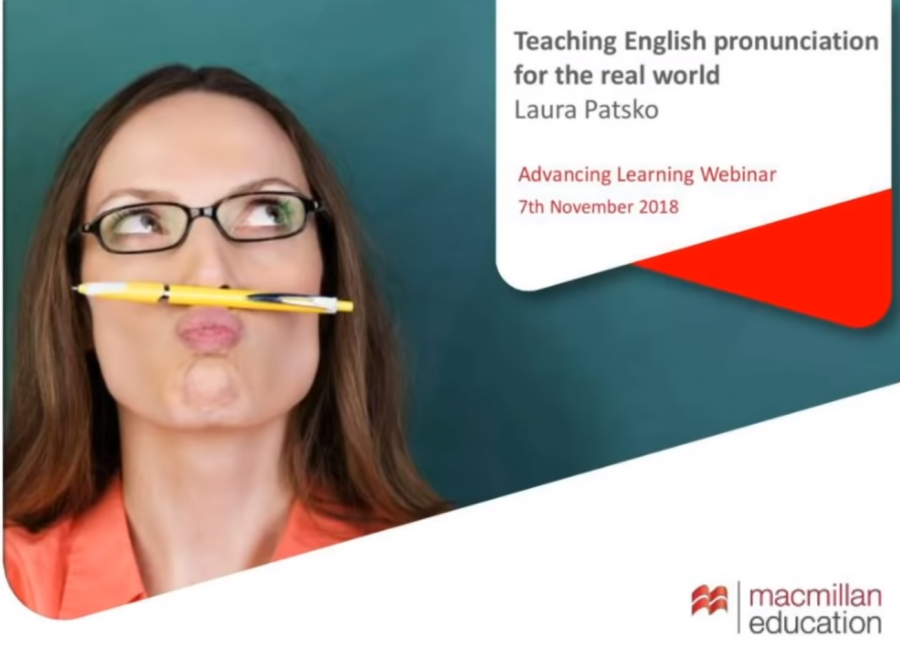 Webinar: Teaching English pronunciation for the real world (Laura ...